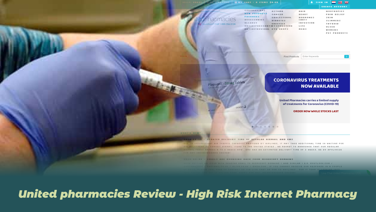 United Pharmacies Review - High Risk Internet Pharmacy • Smartcitybrand.com
